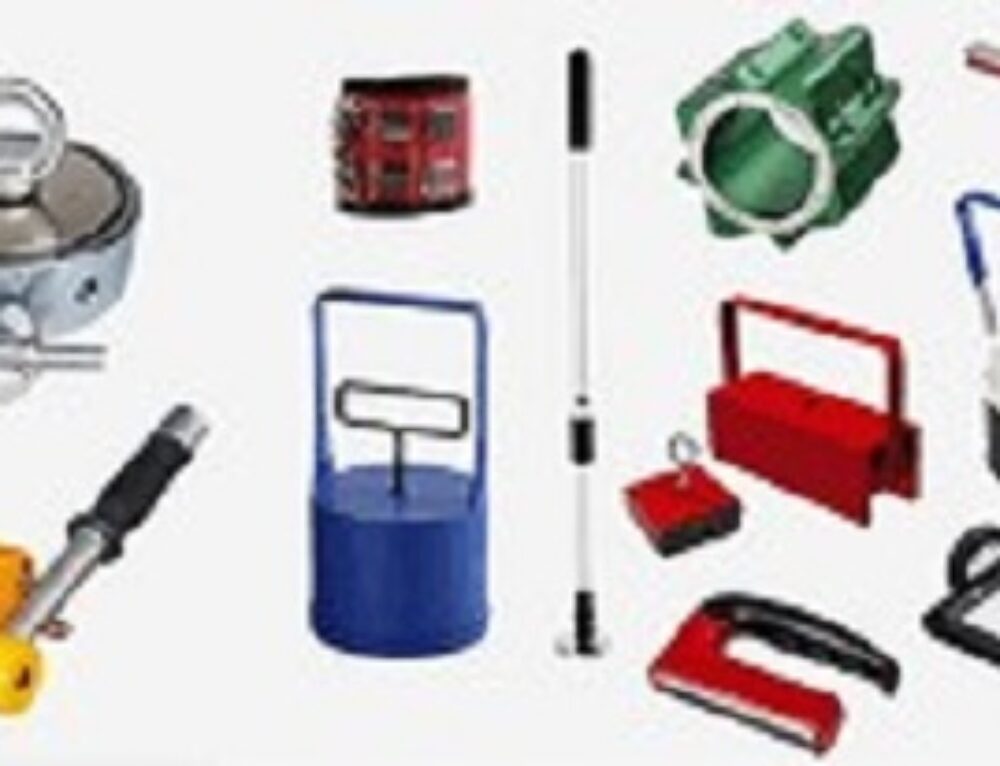 Magnet used in construction industry